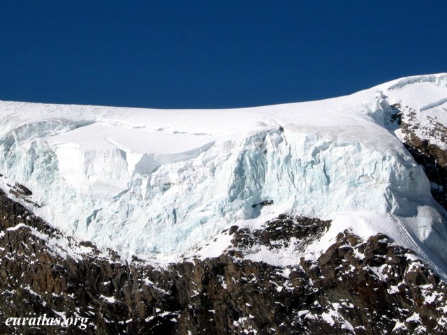 Photos of the Swiss Mountains: Ice Front